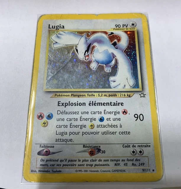 CARTE POKÉMON LUGIA 9/111 Holo Rare Wizards Neo Genesis FR EUR 75,00 - PicClick FR
