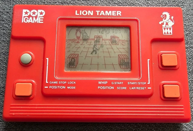 LION TAMER GAME & Watch morioka tokei LCD 1980's £15.00 - PicClick UK