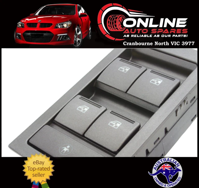 POWER WINDOW MASTER Switch fit Holden Commodore VY VZ Sedan Wagon GREY ...