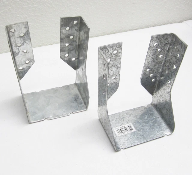 2 SIMPSON STRONG Tie 4x6 Heavy Duty Joist Hangers Concealed/Reverse ...