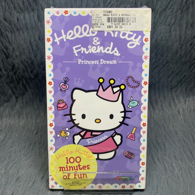 HELLO KITTY & Friends 5: Princess Dream VHS Tape 2004 Sanrio ADV Kids ...