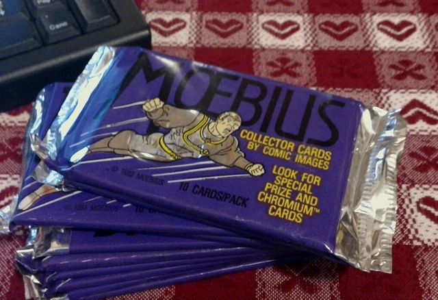 10 BUSTINE CARDS/PACK cards collector MOEBIUS comic images Mcnabb art ...