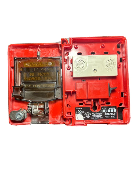 Honeywell Notifier Nbg 12lx Addressable Fire Alarm Pull Station Dual