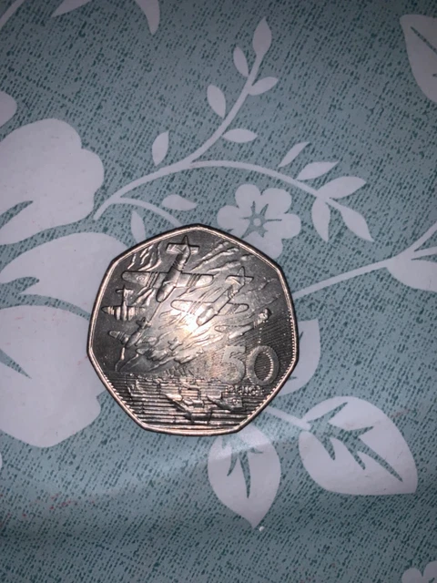 1994 50P D-DAY 50th Anniversary Normandy Landings 50 Pence Coin GREAT ...