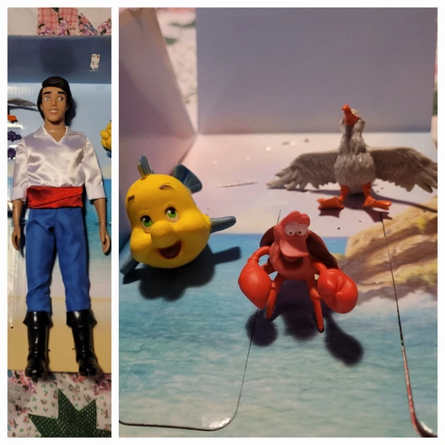 DISNEY STORE THE Little Mermaid Eric Flounder Sebastian Scuttle - 2022 ...