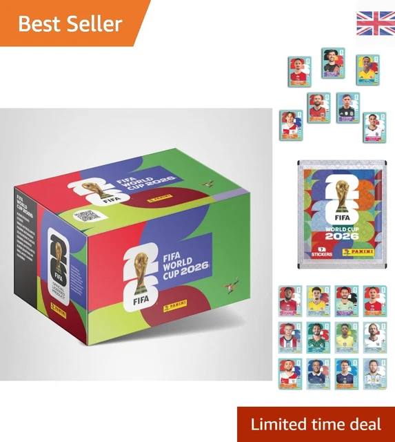 FIFA WORLD CUP 2026 Sticker Collection x100 Packs £197.99 - PicClick UK