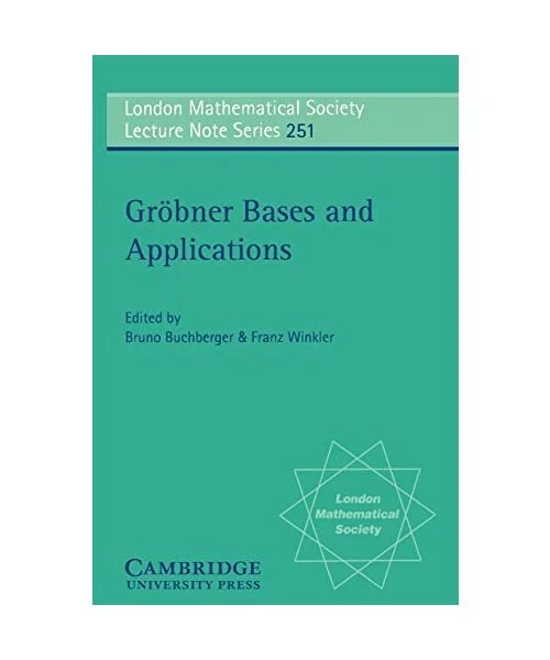 GROBNER BASES AND Applications, Burchberger Winkler, Burchberger/Winkler EUR 44,16 - PicClick FR