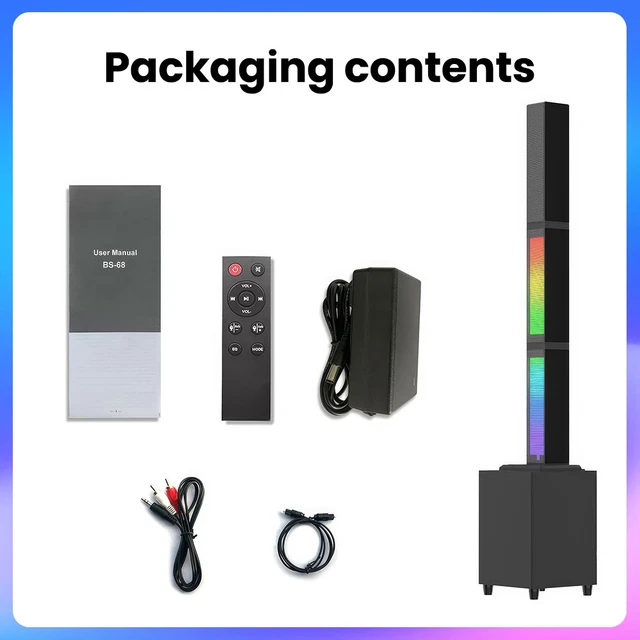 BLUETOOTH SPEAKERS STEREO Subwoofer Soundbar For PC Laptop TV Home ...