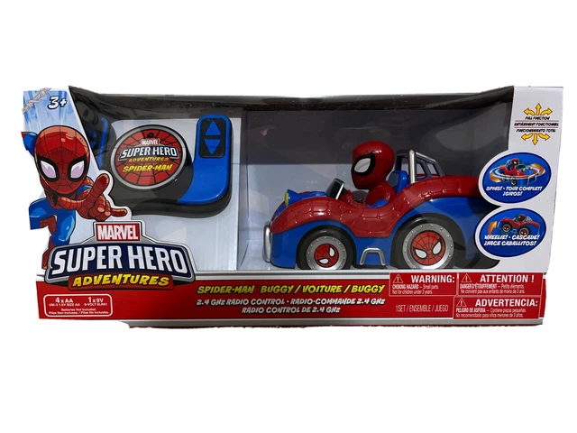 SPIDER-MAN MARVEL SUPER Hero Adventures R/C Buggy Spiderman Remote ...