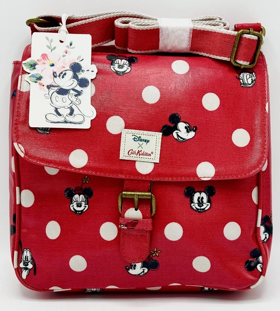CATH KIDSTON DISNEY Mickey Mouse Bag Red Dot Spotted Messenger ...