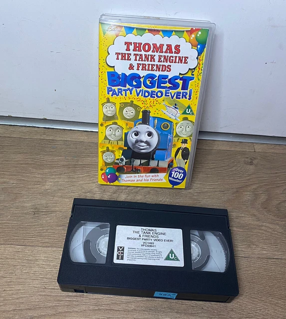 THOMAS THE TANK Engine & Friends Biggest Party Video Ever VHS Video ...