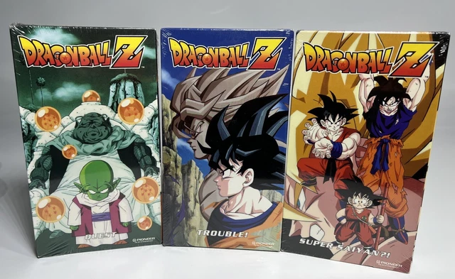 DRAGON BALL Z - 3 Namek VHS, 1999 Dubbed Sealed New Set Anime £38.99 ...