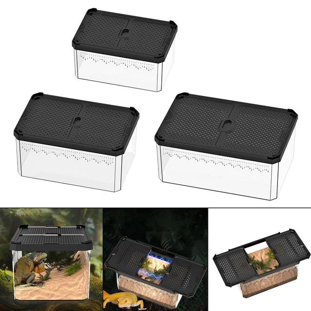 REPTILE TERRARIUM HATCHING Case Feeding Box $32.25 - PicClick AU