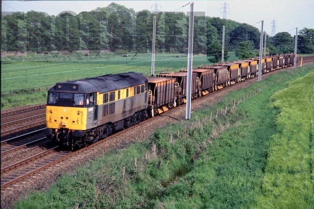 35MM SLIDE BR British Rail Diesel Loco Class 31 31163 Winwick 1993 Orig ...