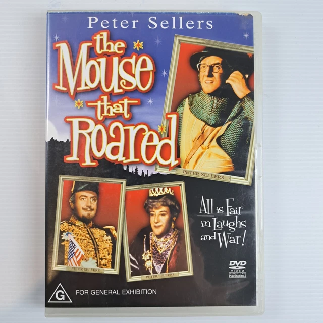 THE MOUSE THAT Roared 1959 DVD Comedy Drama Peter Sellers Region 4 LLM1 ...