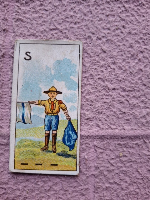 BAT - PLAIN BACK - SCOUT SIGNALLING SERIES # "S" FR / nr GD £2.49 ...