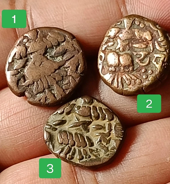 #V40#INDIA-POST HUNIC LOHARA Dynasty of Kashmir DIDDA-HARSHA-KALSA DEVA ...