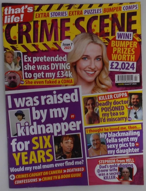 REAL LIFE SPECIAL magazine That's Life Crime Scene #7 2025 Raised by ...
