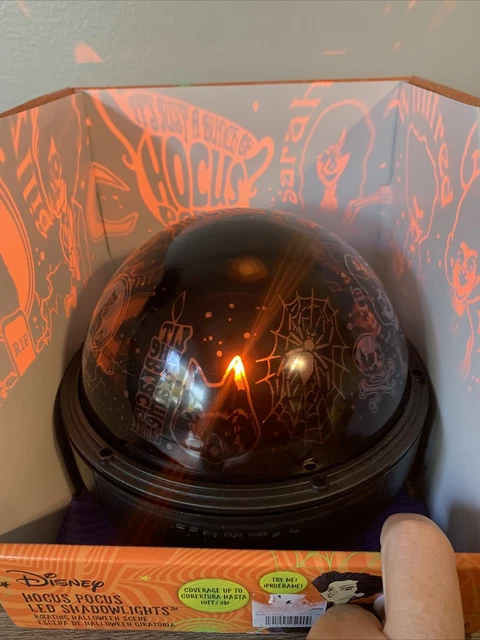 HOCUS POCUS SANDERSON Sisters Shadow Light LED Rotating HALLOWEEN ...