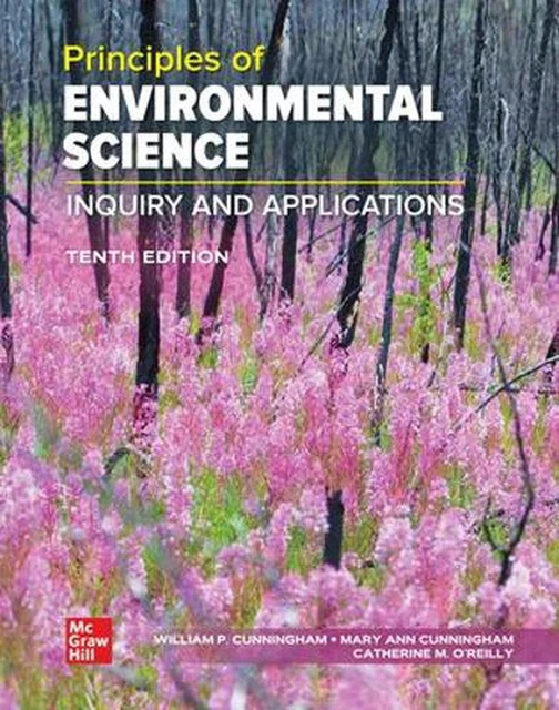 PRINCIPLES OF ENVIRONMENTAL Science ISE by William Cunningham Paperback ...