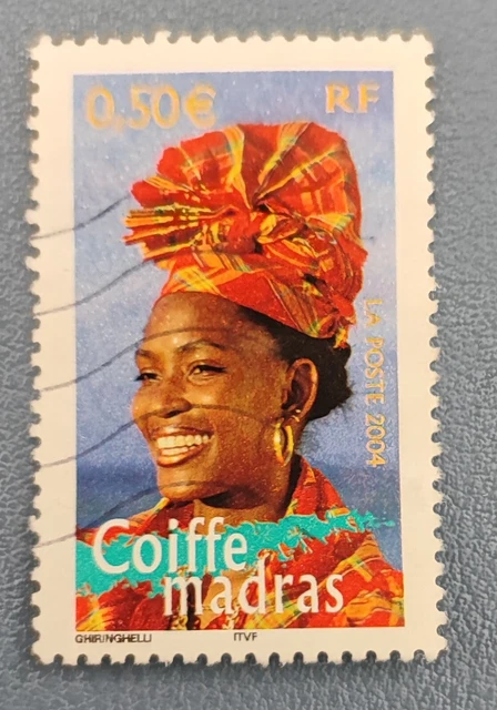 TIMBRE FRANCE RF 2004 Portraits De Régions Numero 3 La France À Vivre Coiffe Mad EUR 1,30 ...
