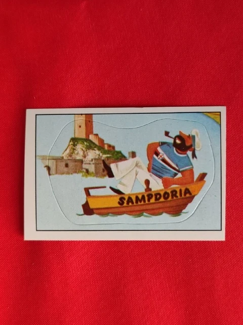 FIGURINA NUOVA CALCIATORI PANINI 1975/76 da set #331. Map Sampdoria ...
