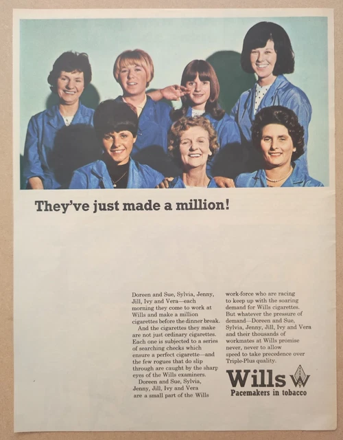 WILLS TOBACCO ORIGINAL UK Press Advert 1966 £5.91 - PicClick UK