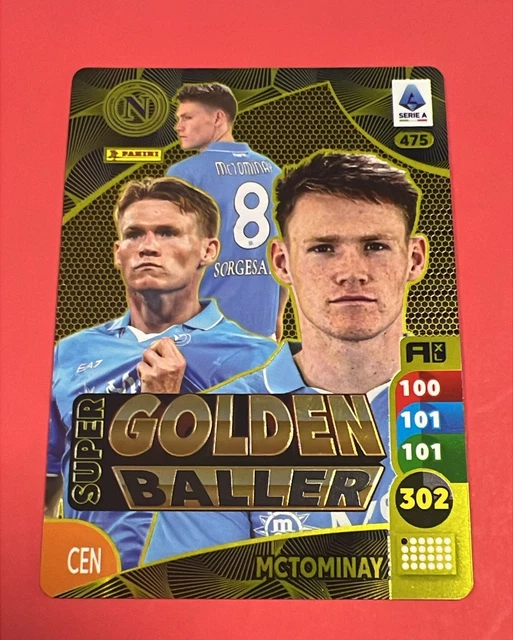 PANINI CALCIATORI ADRENALYN 2025 2026 Card Golden Baller MCTOMINAY 475 ...
