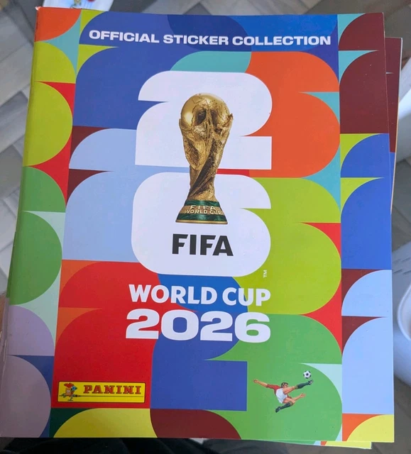 PANINI WORLD CUP 2026 Official Sticker Collection Album + 6 stickers ...