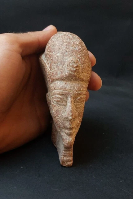 RARE ANCIENT EGYPTIAN Antiques stone Of King Akhenaten Pharaonic Statue ...