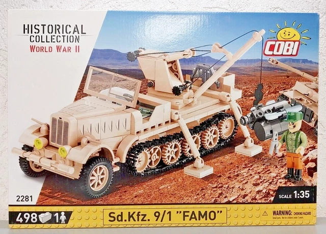 COBI® HISTORICAL COLLECTION Wwii - Half Track Sd.kfz. 9/1 Famo (2281 ...