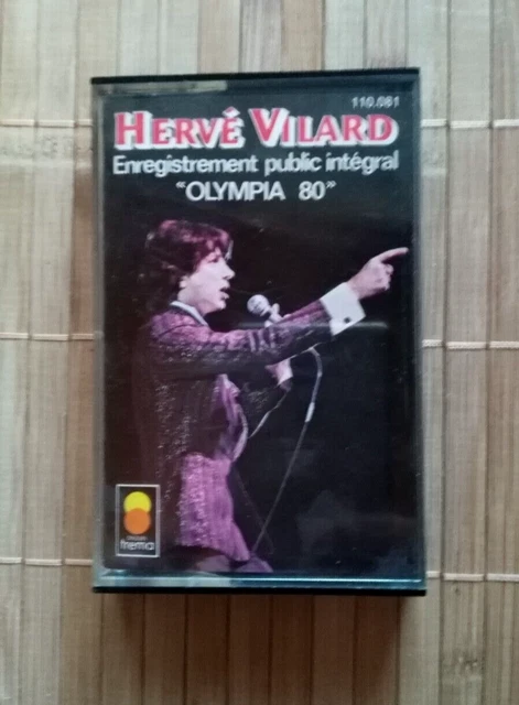 K7 AUDIO HERVÉ vilard Olympia 80 Enregistement Public integral ** EUR 4 ...