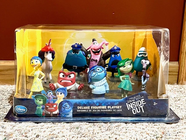 INSIDE OUT DELUXE Playset Disney Store Pixar 10 Figure Set Action ...