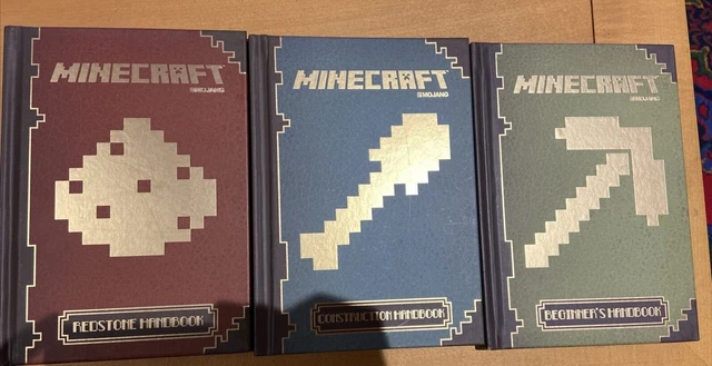MINECRAFT HANDBOOK COLLECTION - Beginner's, Construction, & Redstone ...