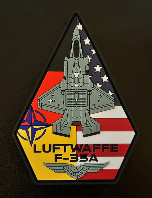 LUFTWAFFE F-35A LIGHTNING II PVC Patch, F-35 Project Team Patch EUR 12 ...