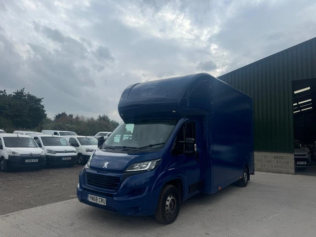 68 2018 PEUGEOT Boxer Low Loader Luton 2.0 BlueHDi 130ps - NO VAT £ ...