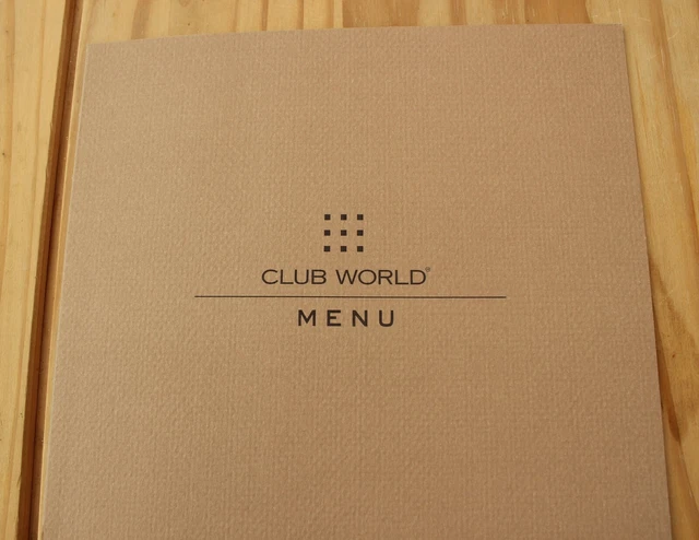 BRITISH AIRWAYS CLUB World Menu 1997 £4.99 - PicClick UK