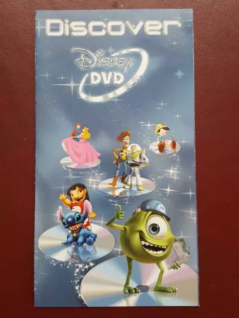 Discover Disney Dvds Fold Out Catalogue Leaflet W149 £199 Picclick Uk