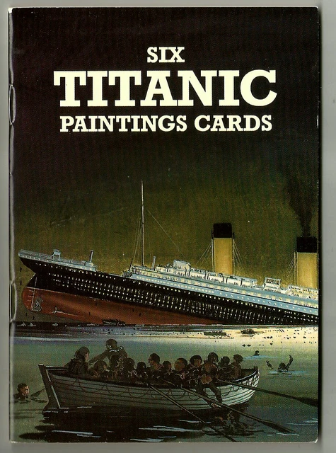 RMS TITANIC .OCEAN Liner ..Vintage booklet.. Six Titanic Paintings ...