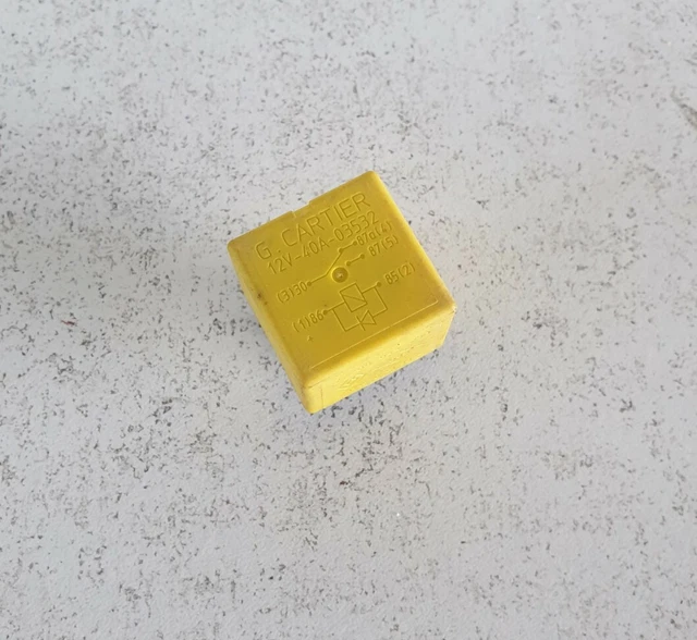 RELAIS RENAULT SCENIC 2 Megane 2 Clio 2 G.CARTIER 03532 12v 40 A Ref ...