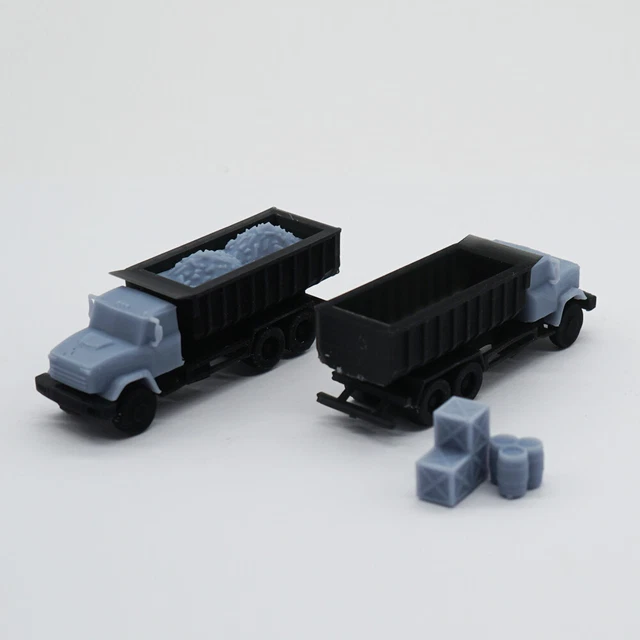 OUTLAND MODELS MODEL Railway Heavy Dump Driver with Goods Track N 1:150 ...