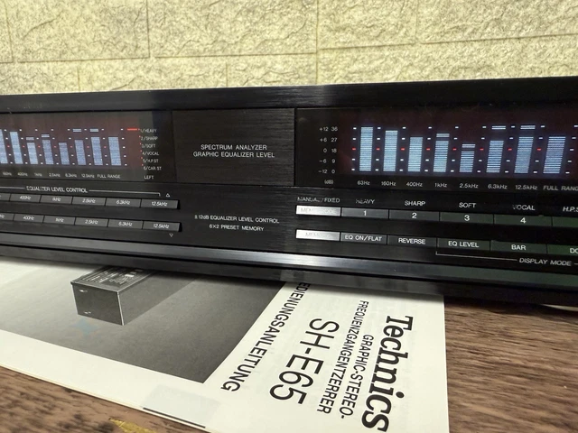 TECHNICS SH-E65 EQUALIZZATORE grafico stereo EUR 222,00 - PicClick IT