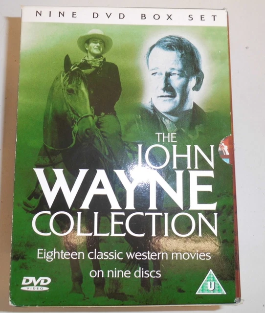 THE JOHN WAYNE Collection 18 Classic Westerns 9 disc set - CG D26 £7.99 - PicClick UK