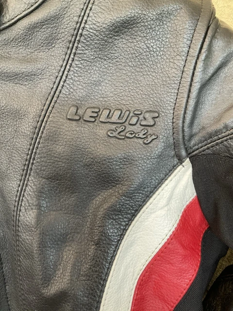 LEWIS LEATHERS LEWIS Lady Motorcycle Jacket UK 10 Immaculate Retro Look ...