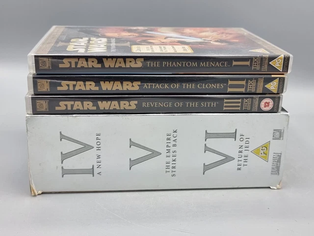 STAR WARS EPISODE I-VI DVD Bundle Collection Original Trilogy + Prequel ...