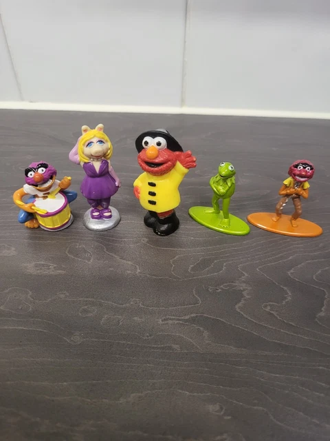 MUPPETS SESAME STREET Figures Bundle Metal Kermit,Animal,Miss Piggy ...