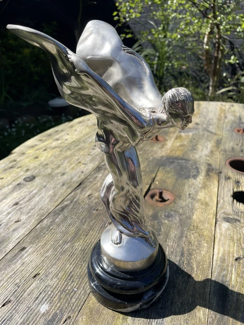 ROLLS ROYCE ORIGINAL Spirit of Ecstasy Desk Mascot Stunning £395.00 ...