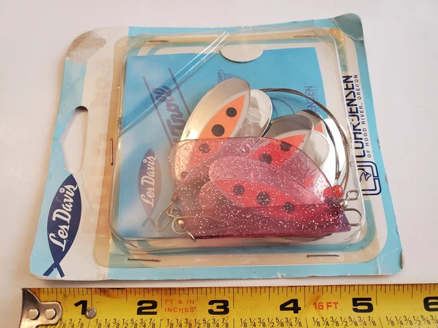 VINTAGE OLD LES Davis Bolo #3 Flex-I-Troll, Trolling Fishing Lure, *New ...