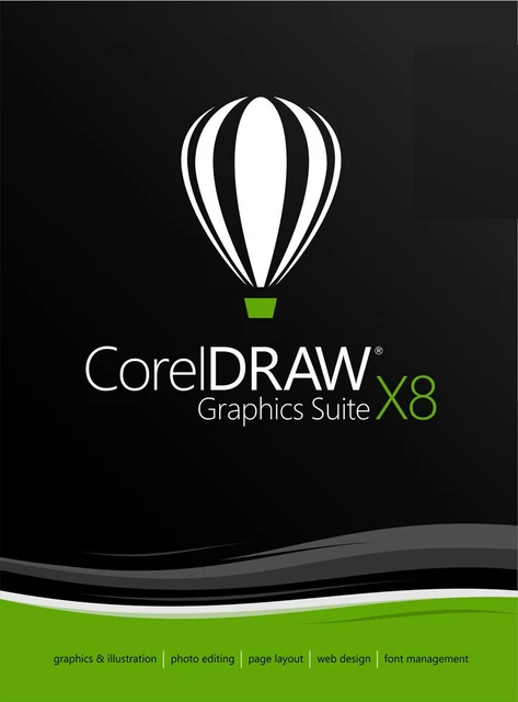 CORELDRAW GRAPHICS SUITE X8 - Permanent License corel draw ( DVD Disc ...