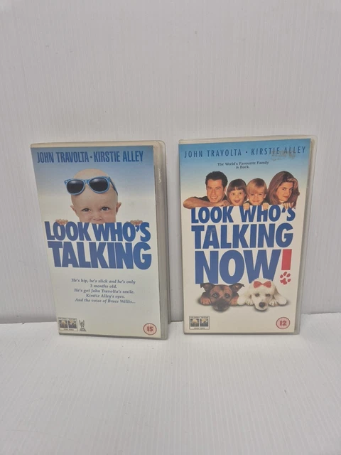 LOOK WHOS TALKING & Look Whos Talking Too Original VHS Tape £10.00 ...